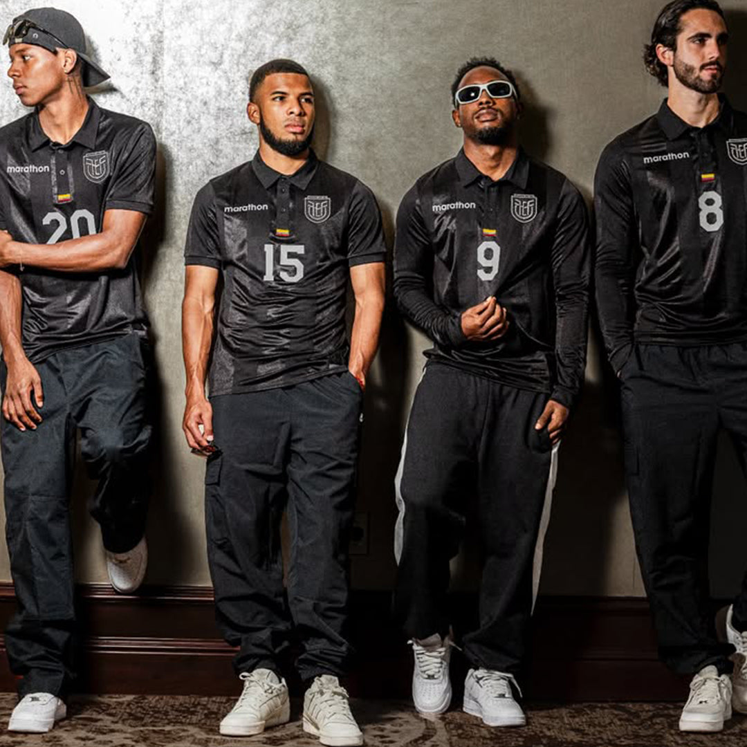Official Ecuador FEF 100th Year Jersey Limited Black Edition Men's ...